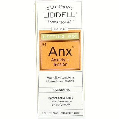 Liddell Letting Go Anxiety and Tension Homeopathic Oral Spray, 1 oz ...