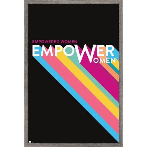 Trends International Jenny Redman - Empowerment Framed Wall Poster ...