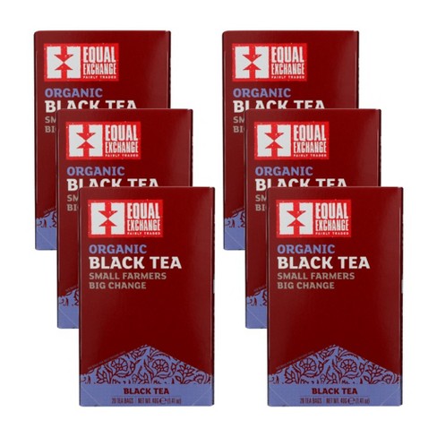 Equal Exchange Organic Black Tea - Case Of 6 Boxes/20 Bags : Target