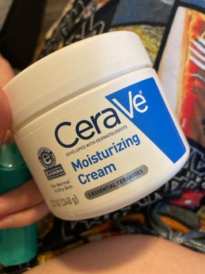 Cerave Moisturizing Face & Body Cream With Pump For Normal To Dry Skin ...