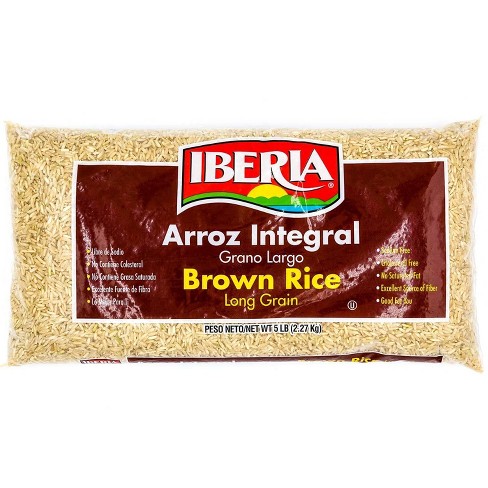 Iberia Long Grain Brown Rice - 5lbs : Target