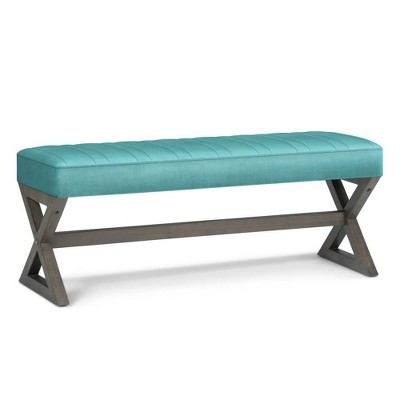 Vant Upholstered Bed Bench - Zigrino Mineral - Brushed Nickel : Target