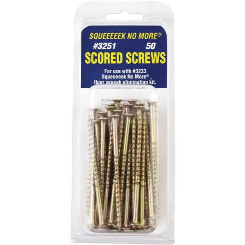 Squeeeeek No More No. 8 X 3 In. L Square Bugle Head Scored Screws 50 Pk ...