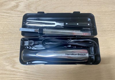 Hamilton Beach Electric Knife Carving Set Black - 74277 : Target
