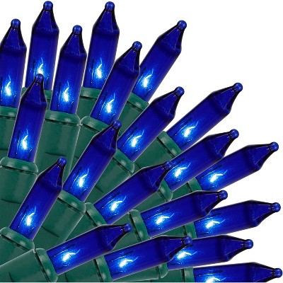 Brite Star 150ct Mini Chasing 8 Function String Lights Blue - 36' Green ...