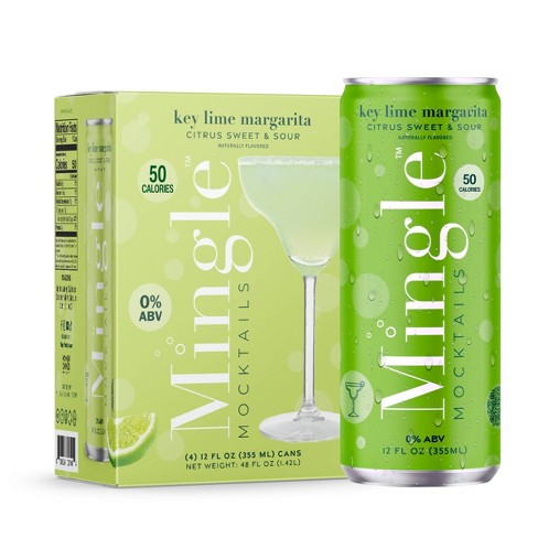 Mingle Mocktails Non-alcoholic Margarita - 4pk/12 Fl Oz Cans : Target