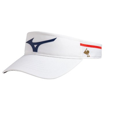 Mizuno April Ross Visor Unisex Size One Size Fits All In Color White ...