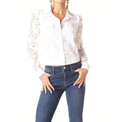 Women's Averill Eyelet Jacket - Tart Collections : Target