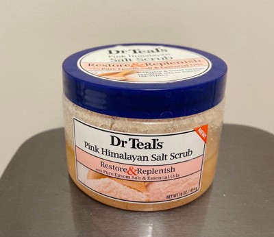 Dr Teal's Restore & Replenish Orange Scented Pink Himalayan Sea Salt ...