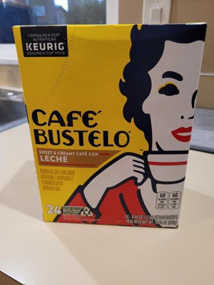 Café Bustelo Sweet & Creamy Café con Leche Coffee - Keurig K-Cup Pods ...