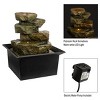 Nature Spring Led Tabletop Rock Water Fountain : Target