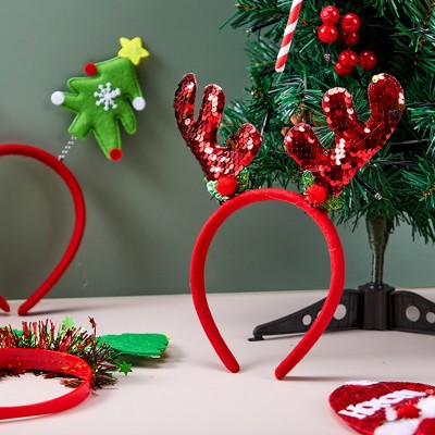 Joyfy 14-Pack Christmas Headbands – Festive 3D Holiday Party Headbands ...