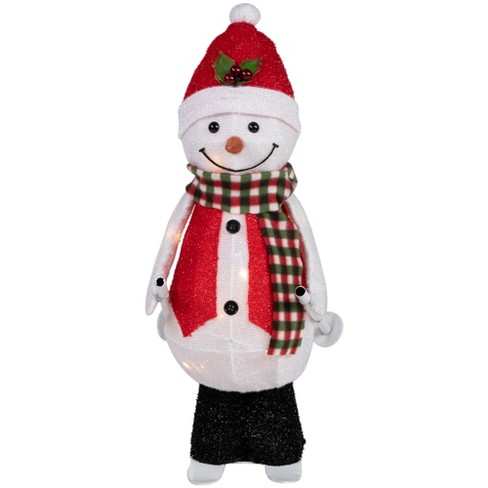 Northlight Led Lighted Animated Skiing Snowman Christmas Figure - 24 ...