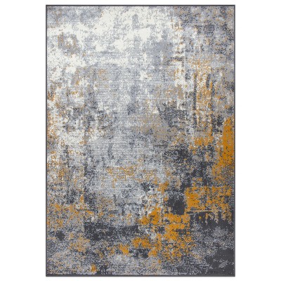 World Rug Gallery Distressed Contemporary Abstract Area Rug : Target