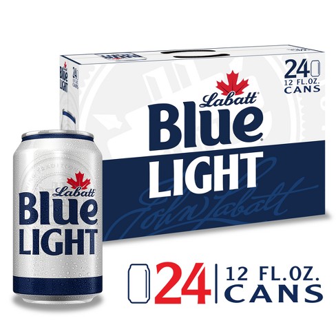 Labatt Blue Light Canadian Pilsener Beer - 24pk/12 Fl Oz Cans : Target