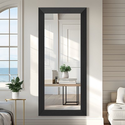 Dovelina Wood Freestanding Full Length Mirror Floor Mirror - 71"x32 ...