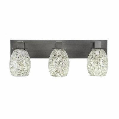 Toltec Lighting Apollo 3 - Light Vanity in Graphite with 5" Natural ...