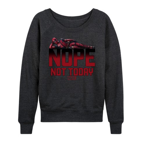 Women's Marvel Nope Not Today Lightweight French Terry Slouchy ...