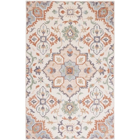 Metro Met354 Hand Tufted Area Rug - Ivory/green - 4'x6' - Safavieh ...