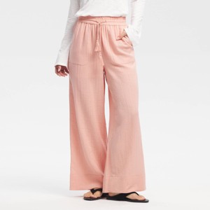 Women's High-Rise Tassel Drawstring Waist Wide Leg Pants - Universal ...