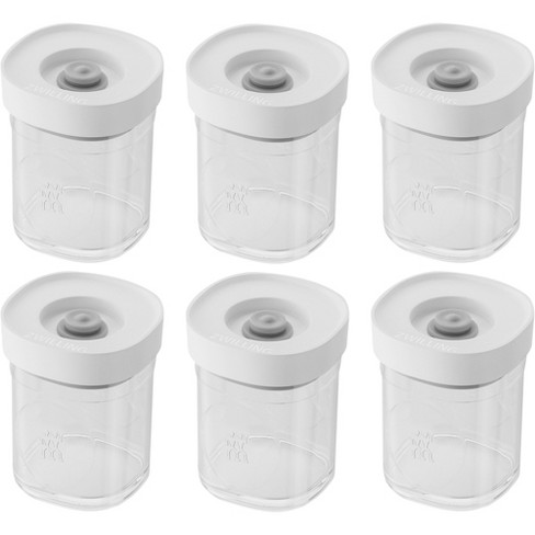 Zwilling Fresh & Save Cube 6-pc Spice Set, Plastic, Airtight Dry Food ...