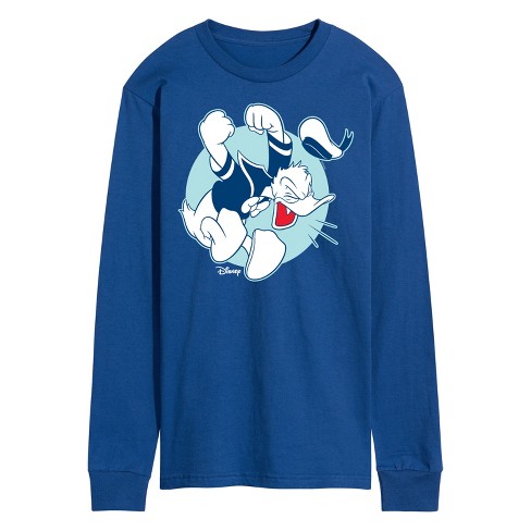 Men's Disney Donald Duck's Temper Tantrum Long Sleeve Graphic T-shirt ...