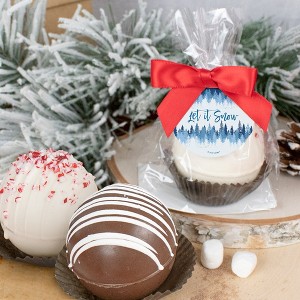 3 Pcs Christmas Hot Chocolate Bombs Milk Chocolate With Mini ...