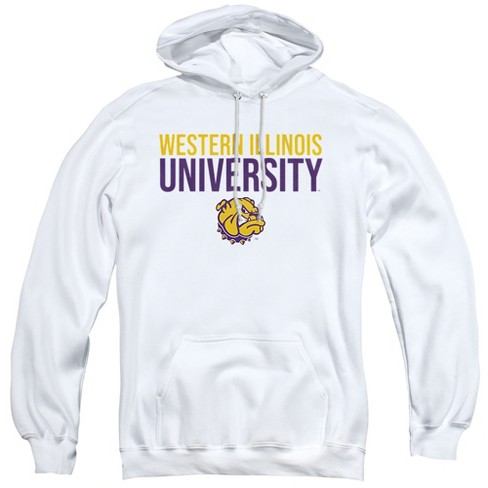 Western Illinois University Official Stacked Unisex Adult Pull-over ...