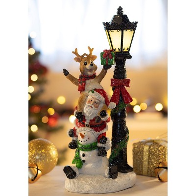 Vp Home Christmas Snowman Decor Christmas Figurines - Santa And Friends ...