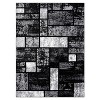 Luxe Weavers Geometric Squares Modern Colorblock Area Rug, Gray 8x10 ...