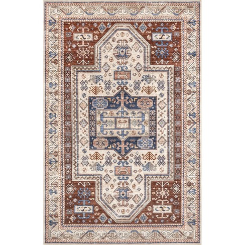 Nuloom Orla Bordered Machine Washable Indoor Area Rug : Target