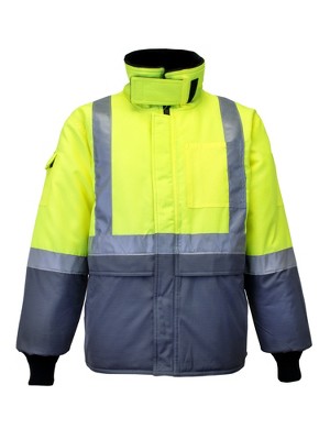 Refrigiwear Men's Hivis 3-in-1 Insulated Rainwear Systems Jacket - Ansi ...