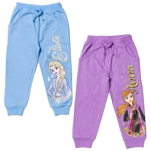 Disney Frozen Princess Anna Elsa Little Girls Fleece 2 Pack Fashion ...