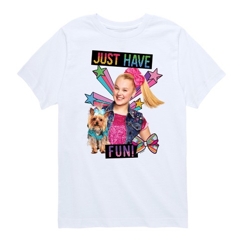 Jojo Siwa Just Have Fun! Short Sleeve Graphic T-shirt - White - 5t : Target