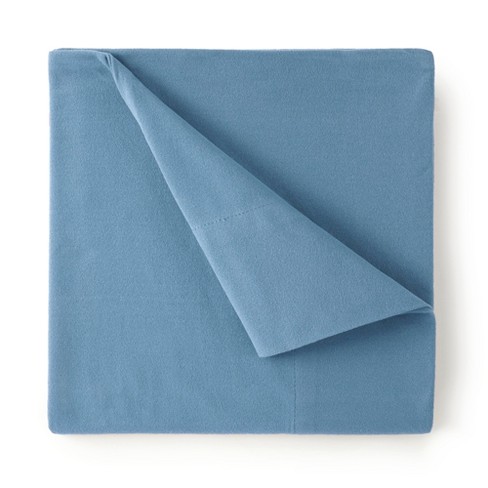 Micro Flannel Solid Color Deep-pocket Sheet Set, Twin, Morning Glory ...