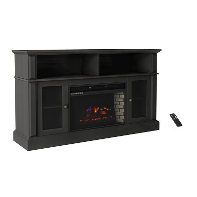 Hastings Home Electric Fireplace Tv Stand – Gray : Target