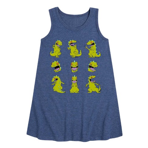 Rugrats Reptar Sheet - Heather Navy - 6t : Target