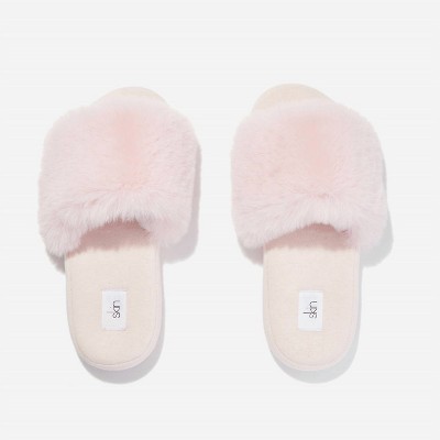 Women's Whitley Plush Slides - Skin : Target