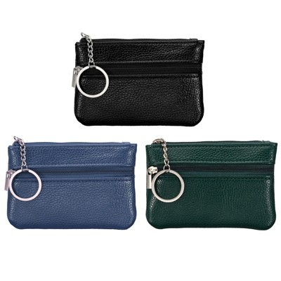 Unique Bargains Pu Leather Change Purses Small Organizer Bags With ...