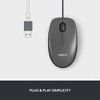 Logitech M100 Wired Mouse - Gray : Target