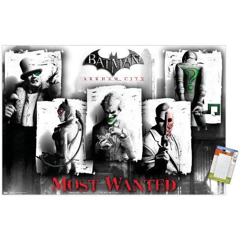 Trends International Dc Comics Video Game Arkham City - Most Wanted ...