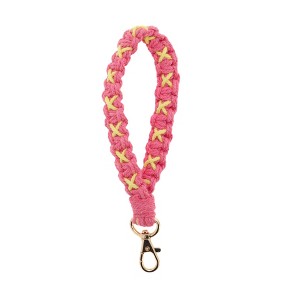 Unique Bargains Key Pendant Key Ring Band Rose Red 1 Pc : Target