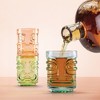 True Zoo Tiki Shot Glasses For Cocktails - Stackable Tropical Glassware ...