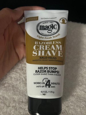Magic Razorless Shaving Cream For Hair Removal, Bald Head Maintenance ...