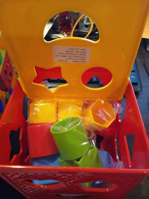 Baby Shape Sorter Toy Blocks - Childrens Blocks Includes 18 Shapes ...