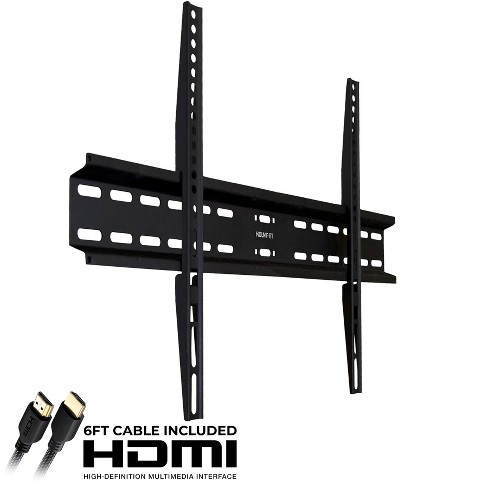Mount-it! Tv Wall Mount Bracket | Fixed 1.1" Ultra Low Profile Design ...