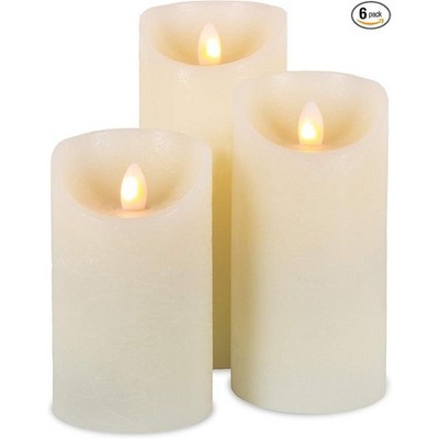 12ct Twist-flame Led Tealight Candles White - Room Essentials™: Battery ...