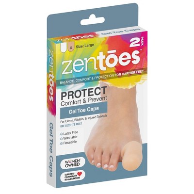 Zentoes Gel Toe Caps - Beige - L - 2pk : Target