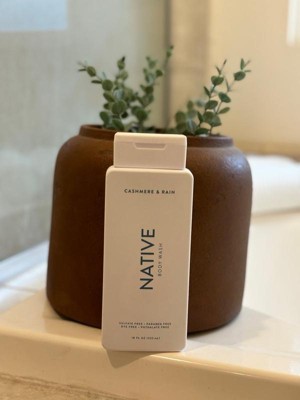 Native Body Wash With Pump - Cashmere & Rain - Sulfate Free - 36 Fl Oz ...