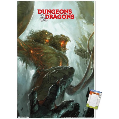 Trends International Dungeons And Dragons - Demogorgon Unframed Wall ...